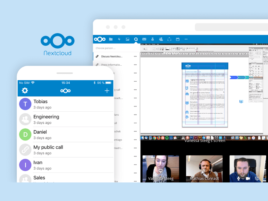 Nextcloud solution de partage de fichiers et collaboration en ligne